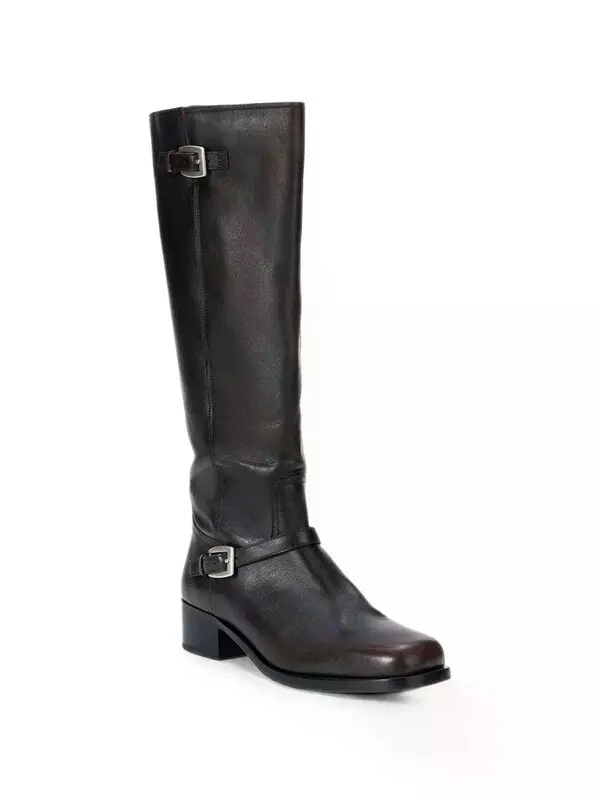 Staud Brooklyn Buckle-detail Knee-high Boots