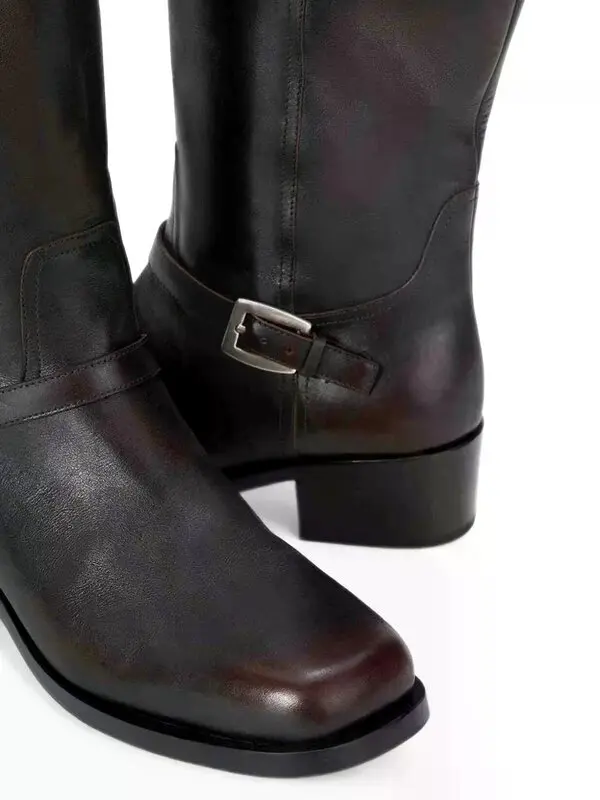 Staud Brooklyn Buckle-detail Knee-high Boots