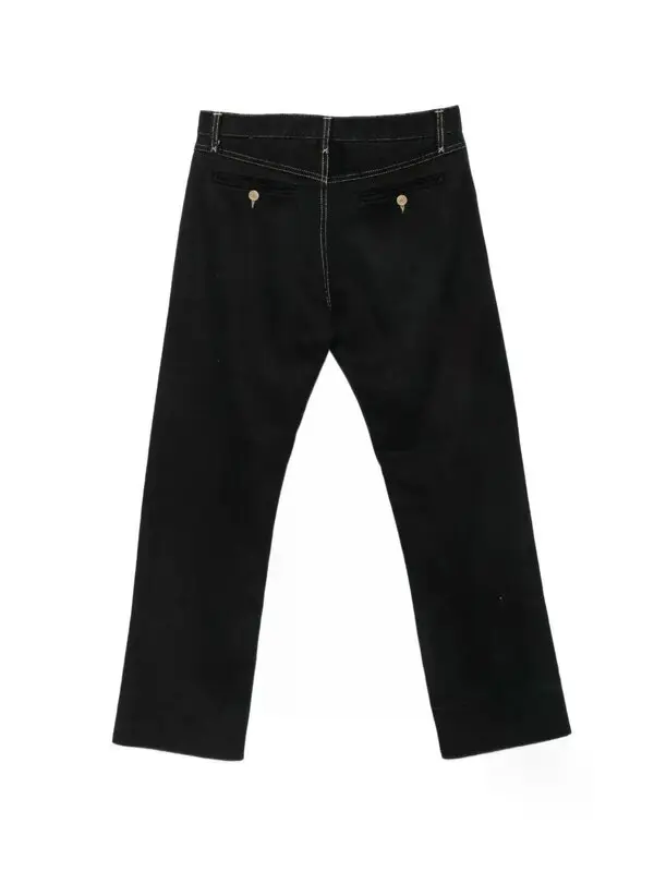 Dolce & Gabbana 2000s Contrast-stitch Trousers
