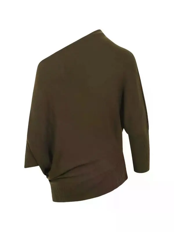 JOVONNA Liana Asymmetric Knitted Sweater