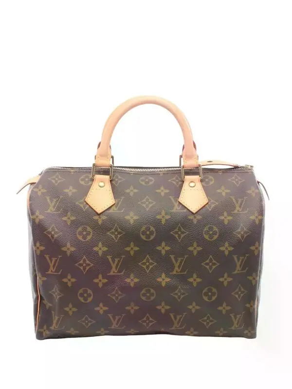LOUIS VUITTON 2001 Monogram Speedy 30 Boston Bag