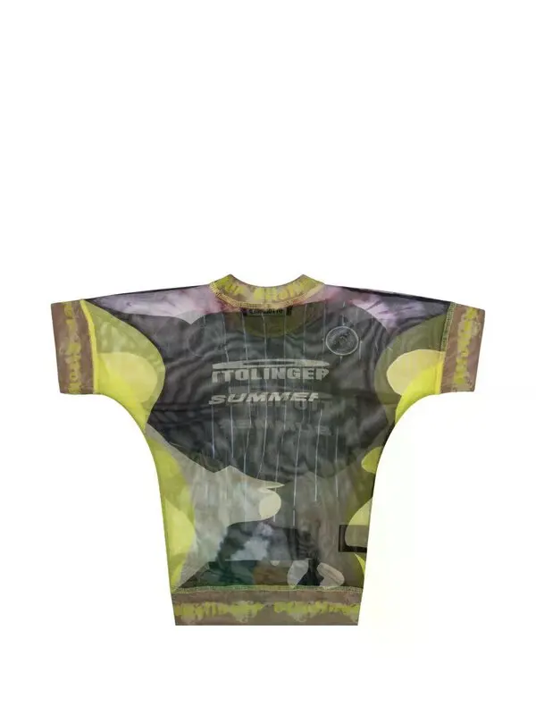 Ottolinger Graphic-print Mesh T-shirt