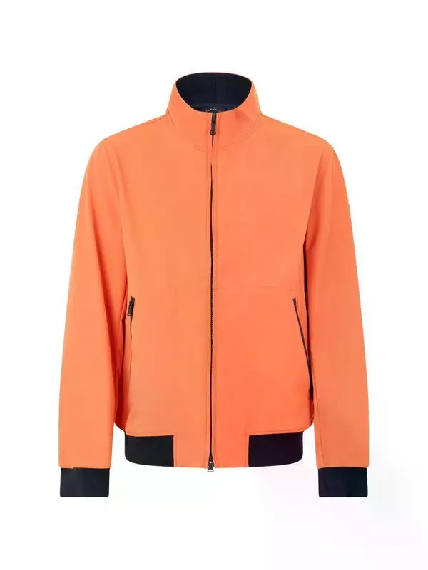 Paul & Shark Zip-up Bomber Jacket - Orange