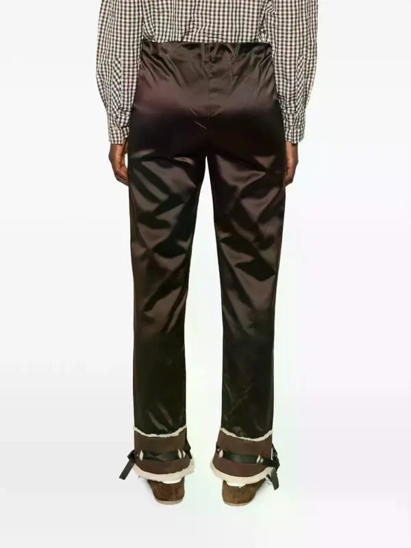 Miu Miu 2000s Satin-finish Trousers