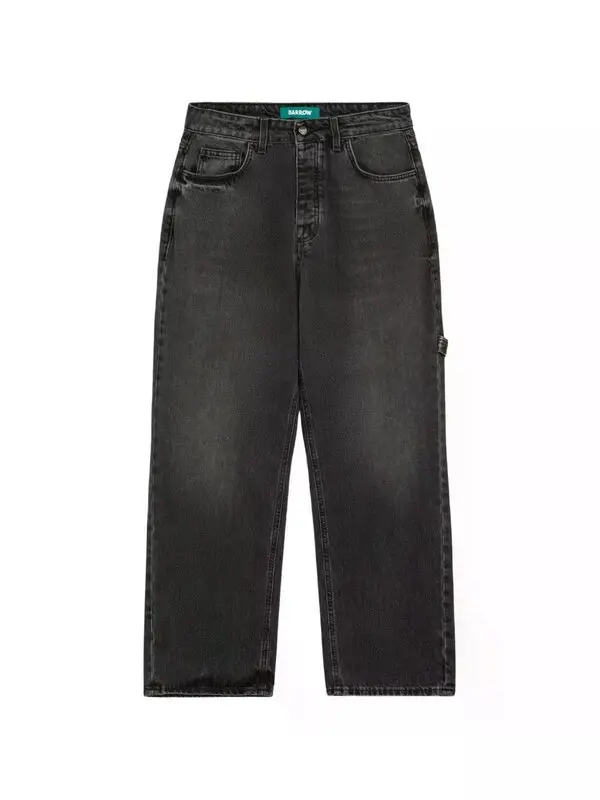 BARROW Faded-effect Hammer-loop Jeans