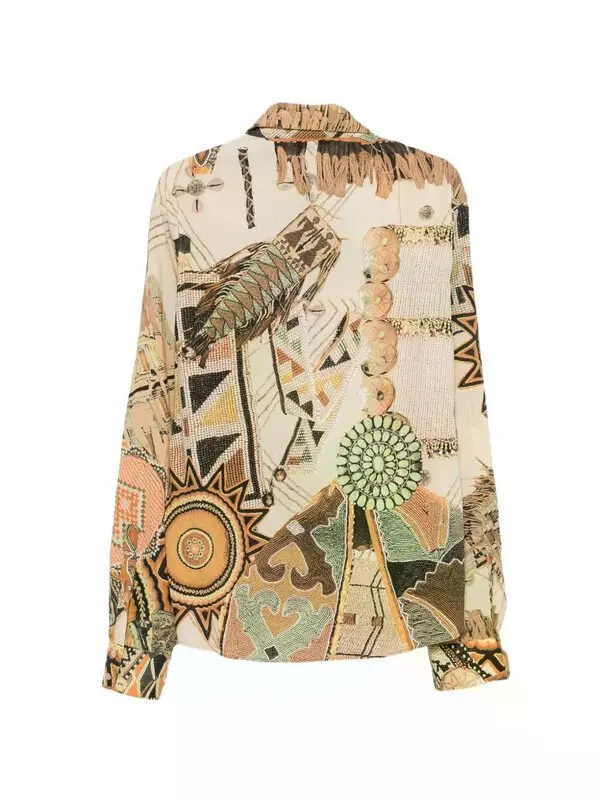 Roberto Cavalli 2000s Graphic-print Shirt