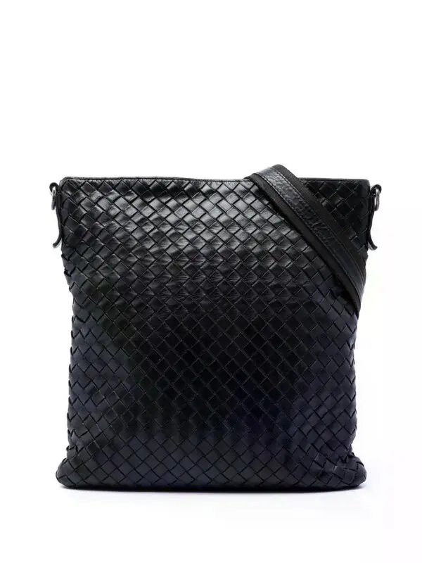 Bottega Veneta 2012-2026 Nappa Intrecciato Vn Crossbody Bag - Black