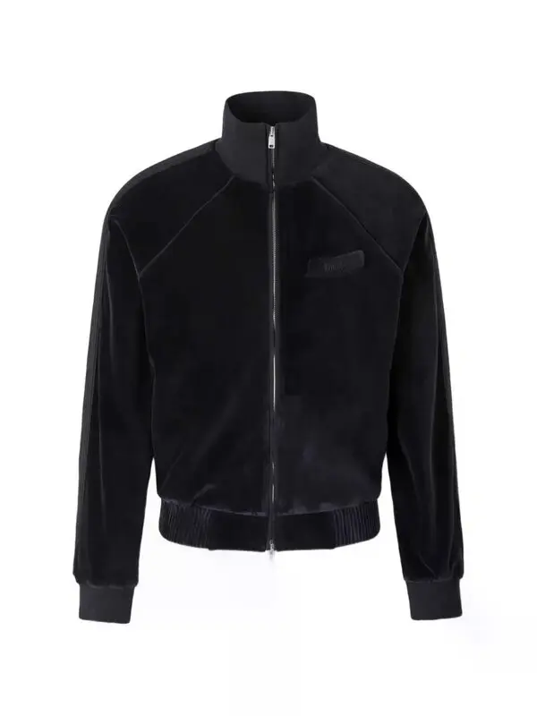 Rhude Velvet-effect Raglan-sleeve Sweatshirt