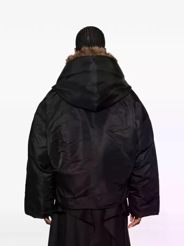 JUUN.J Faux-fur Trim Hooded Jacket