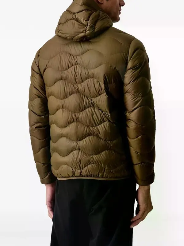 PEAK PERFORMANCE Helium Quilted Hooded Jacket - Green