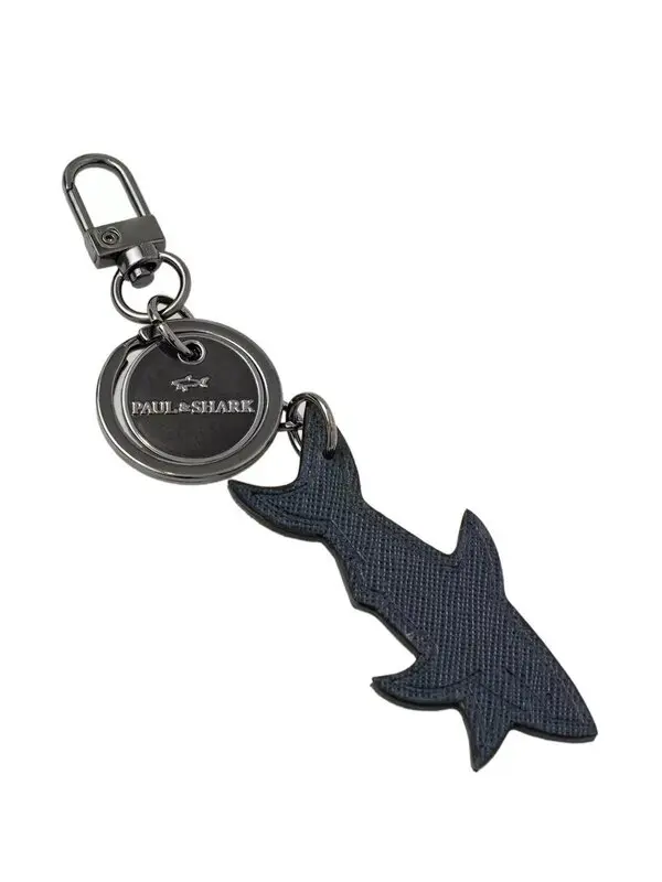 Paul & Shark Shark-pendant Keyring - Blue