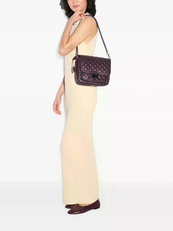 Mz Wallace Medium Crosby Lock Cross Body Bag - Purple