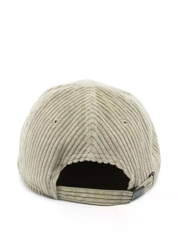 C.P. COMPANY Logo-embroidered Corduroy Cap