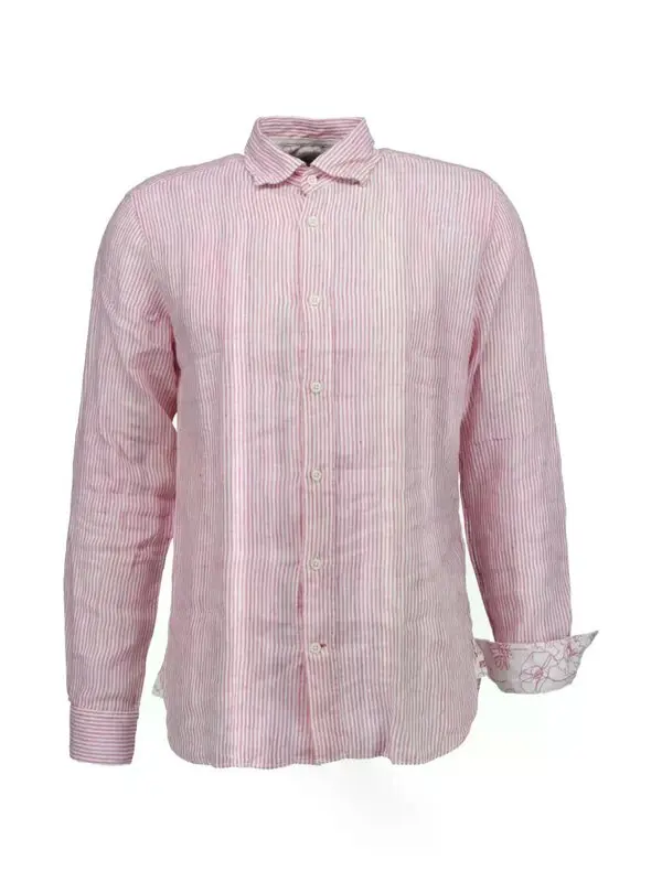 Fil Noir Vertical-stripe Linen Shirt