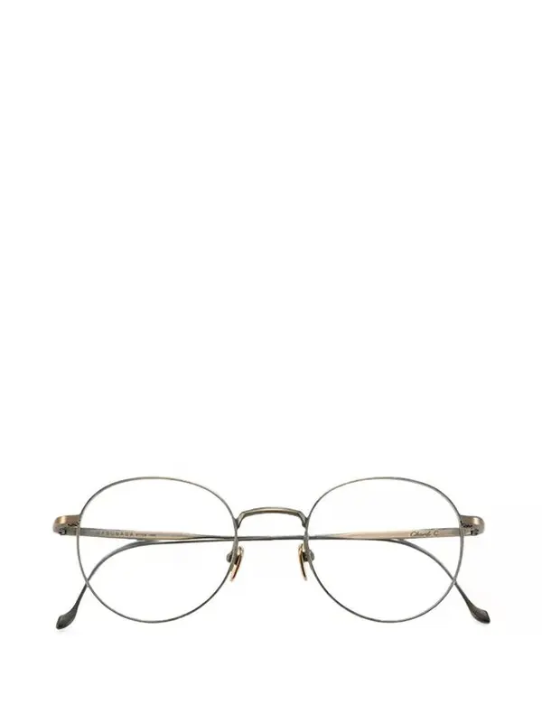 MASUNAGA Chord C Round-frame Glasses