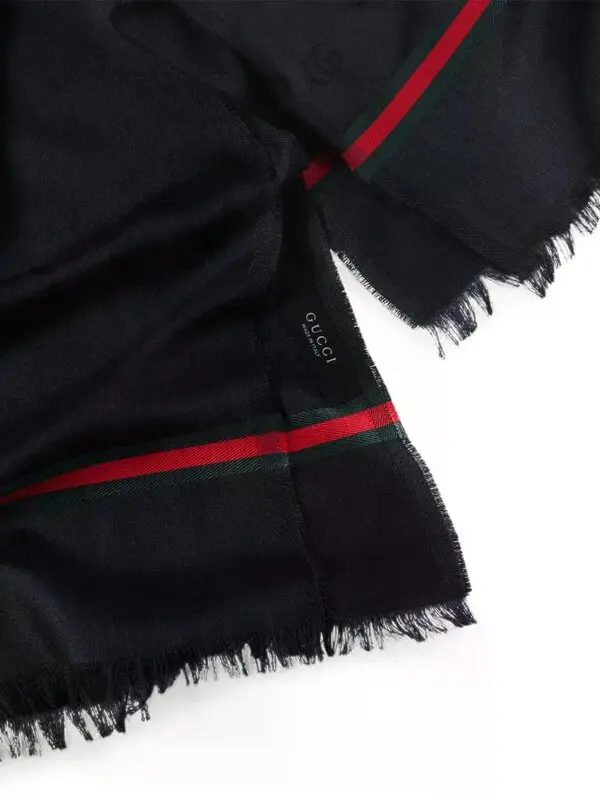Gucci Double G Jacquard Stole Scarf