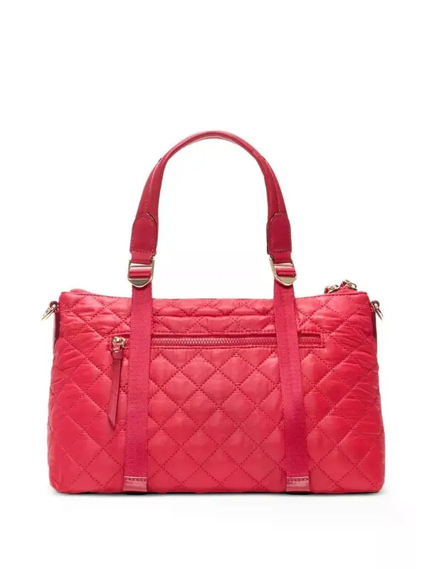 Mz Wallace Small Park Quilted Leather Tote Bag - Red
