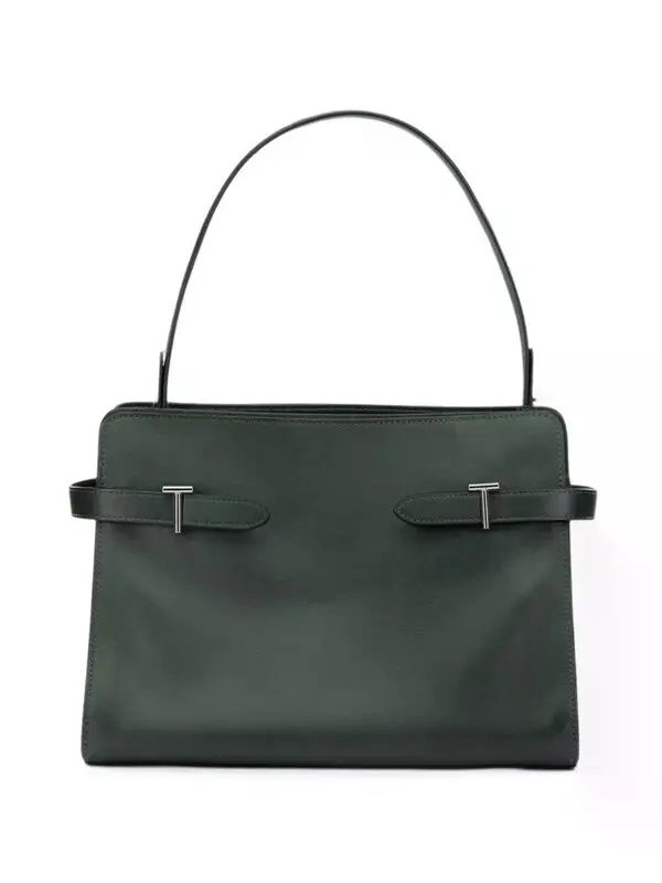 LE TANNEUR Large Emie Strap Shoulder Bag - Green