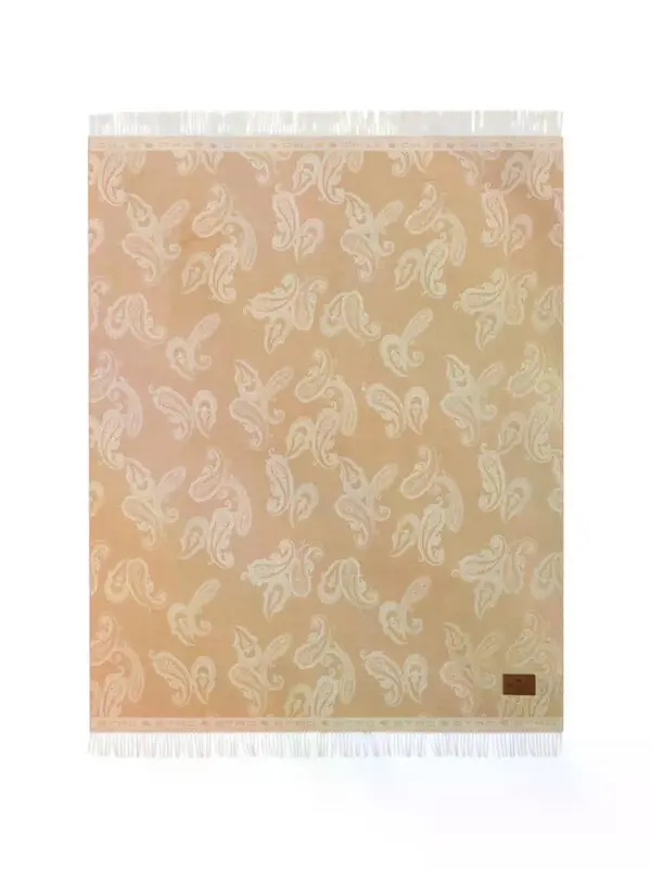 Etro Paisley Jacquard Throw Blanket