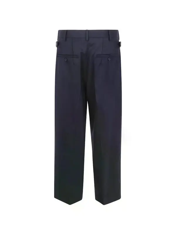 Comme Des Garçons Pleated Wide-leg Trousers