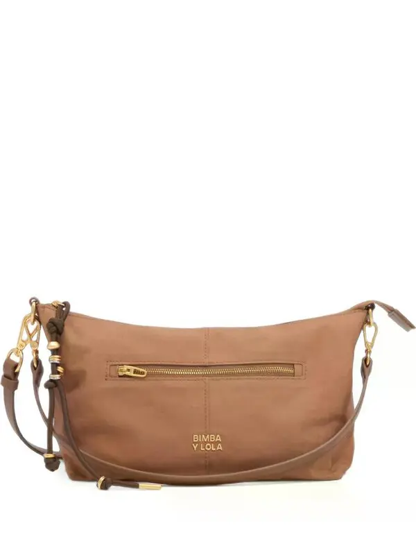 Bimba Y Lola Large Light Brown Cotton Madrid Bag