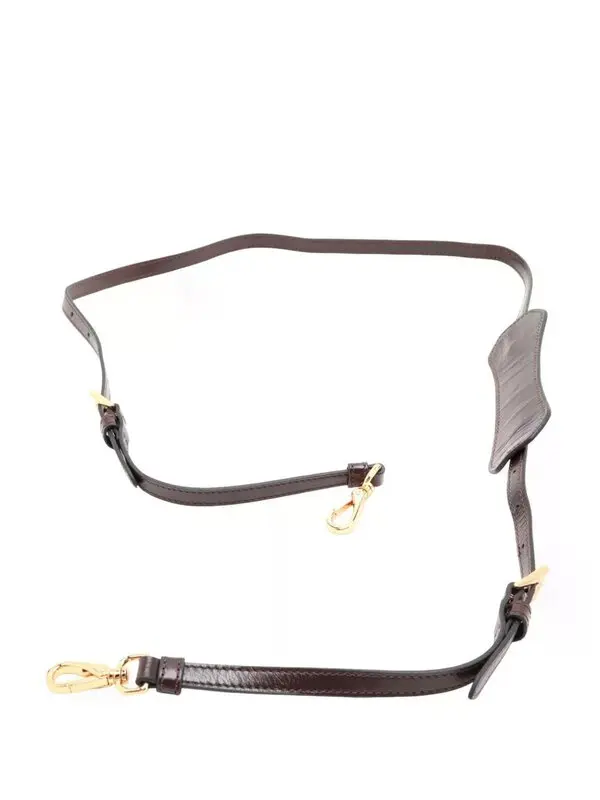 Prada 2013-2026 Mini Glossy Calfskin Bonnie Handbag Satchel - Brown