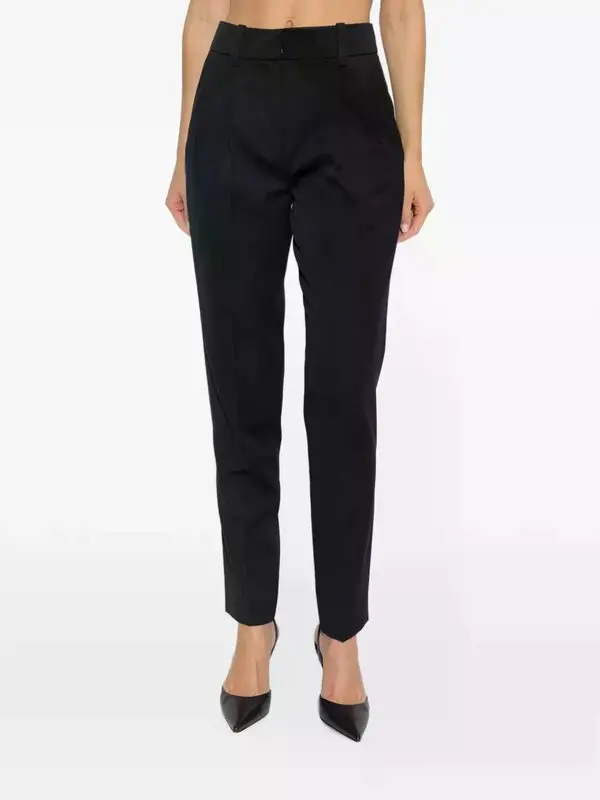 Balmain Pleated Wool Trousers