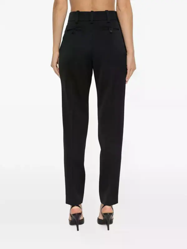 Balmain Pleated Wool Trousers