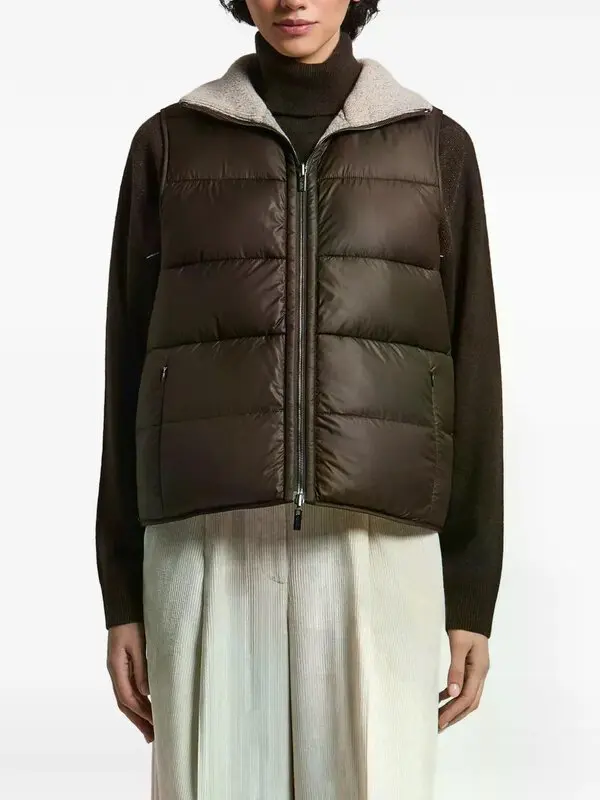Peserico Quilted Reversible Gilet