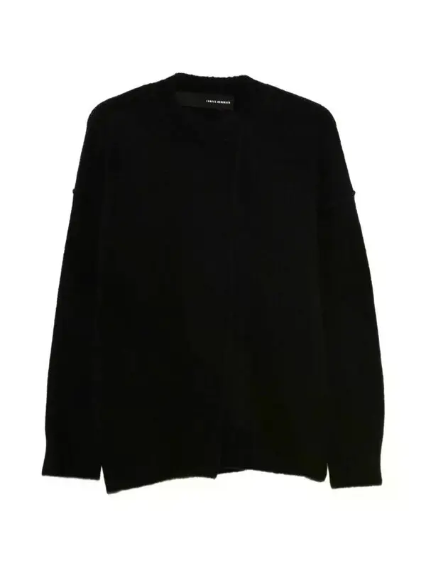 Isabel Benenato Exposed-seam Dropped-shoulder Sweater