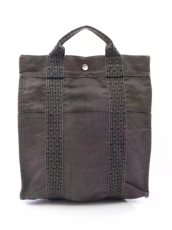 Hermès 2000-2026 Canvas Herline Mm Backpack - Grey