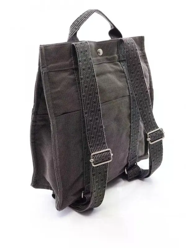Hermès 2000-2026 Canvas Herline Mm Backpack - Grey