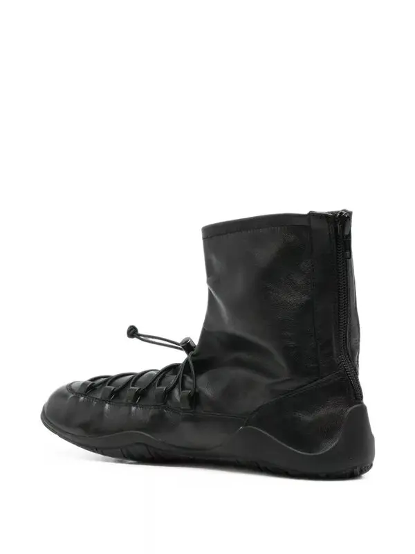 Dear Frances Scuba Lace-up Ankle Boots