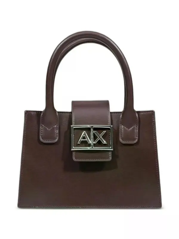Emporio Armani Logo-plaque Mini Bag - Brown