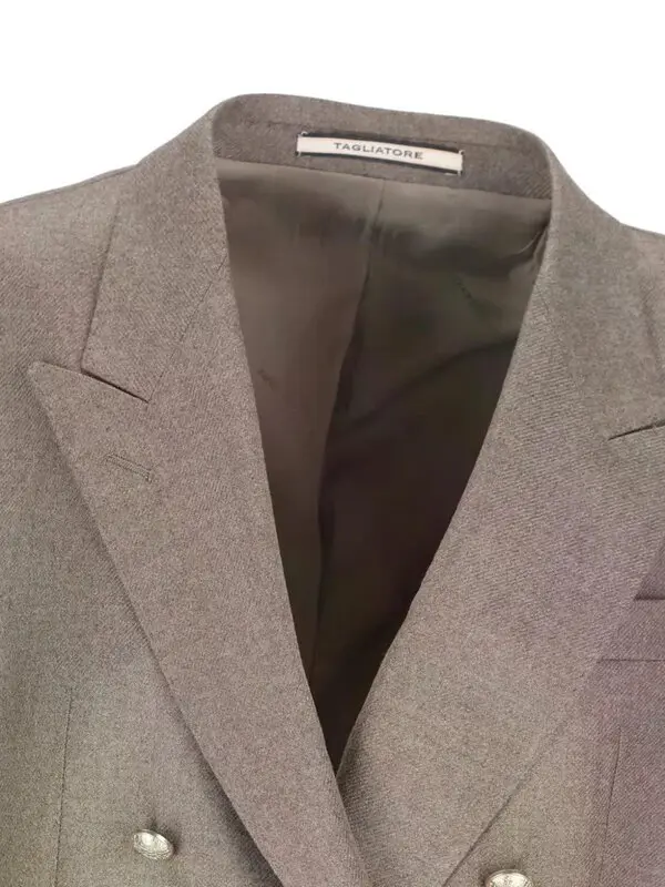 Tagliatore Double-breasted Peak-lapel Blazer