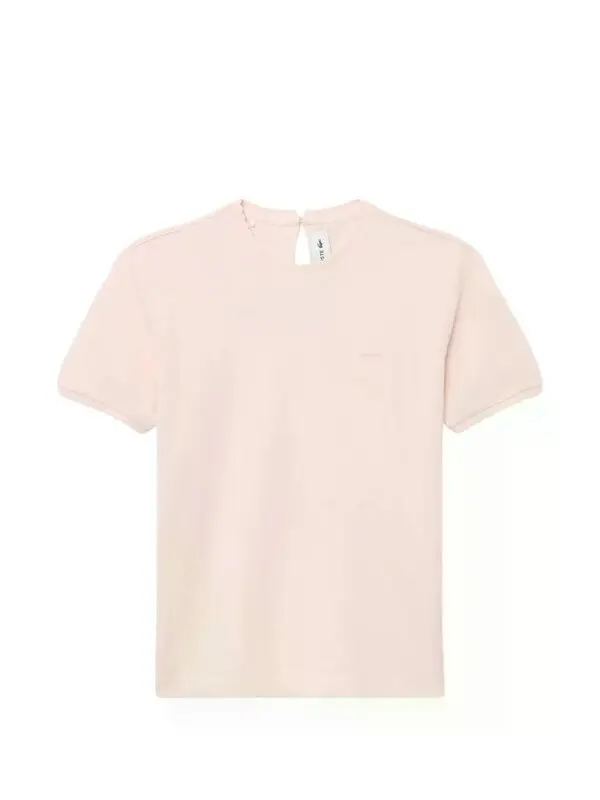 Lacoste Scalloped-edge Logo-embroidered T-shirt