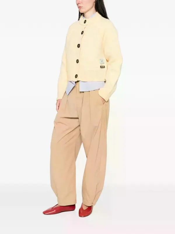 B.B. WALACE Cropped Button-up Cardigan