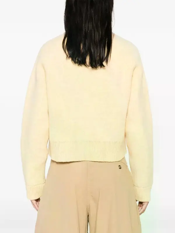 B.B. WALACE Cropped Button-up Cardigan