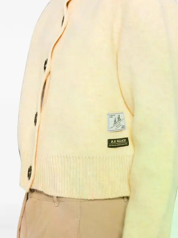 B.B. WALACE Cropped Button-up Cardigan