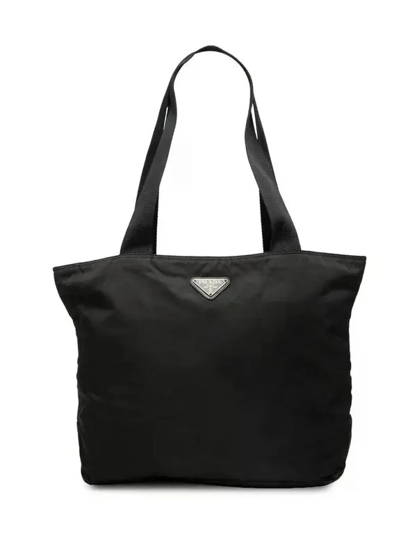 Prada 2000-2013 Tessuto Tote Bag - Black