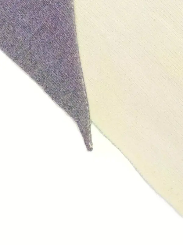 B.B. WALACE Two-tone Knitted Scarf - Purple