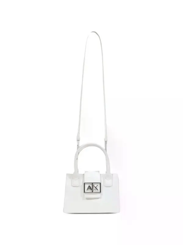 Emporio Armani Logo Shoulder Bag - White