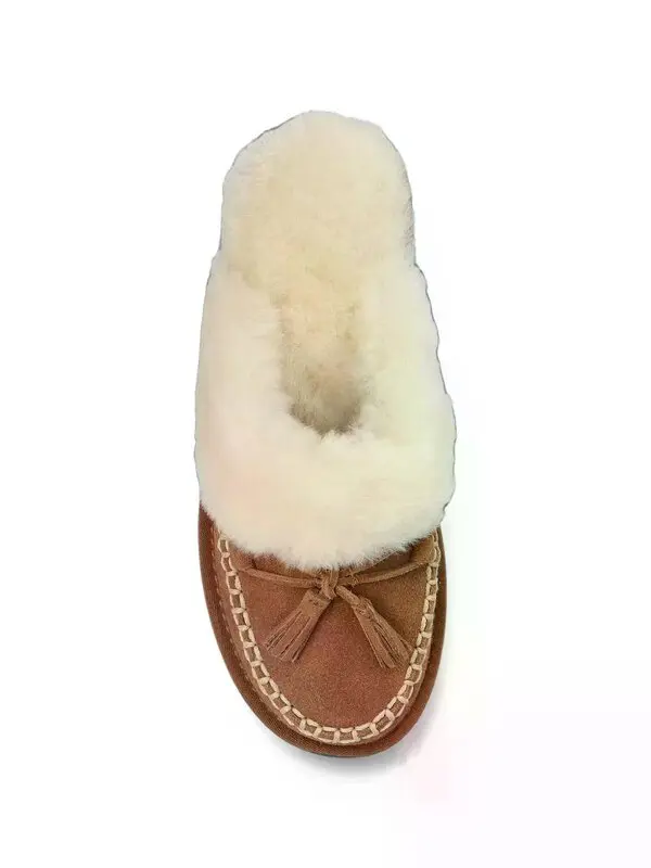 EMU AUSTRALIA Tahnee Tassel-detail Shearling-trim Slippers