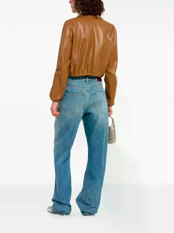 Gucci Zipped Leather Jacket