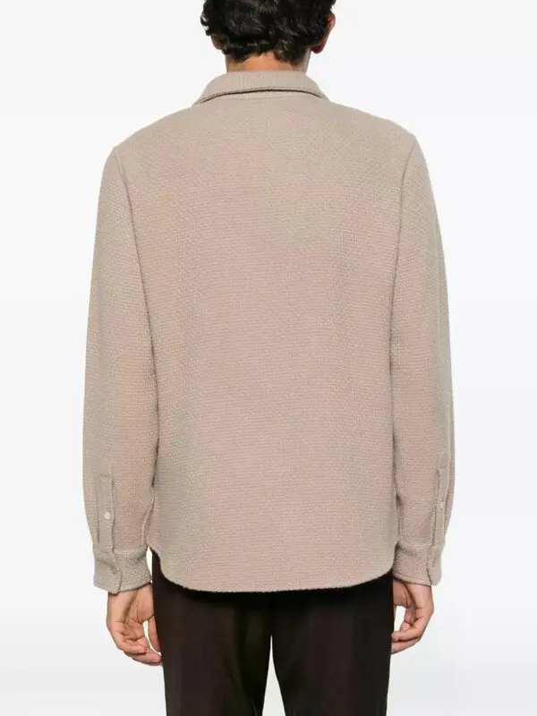 GOD'S TRUE CASHMERE Waffle-knit Shirt