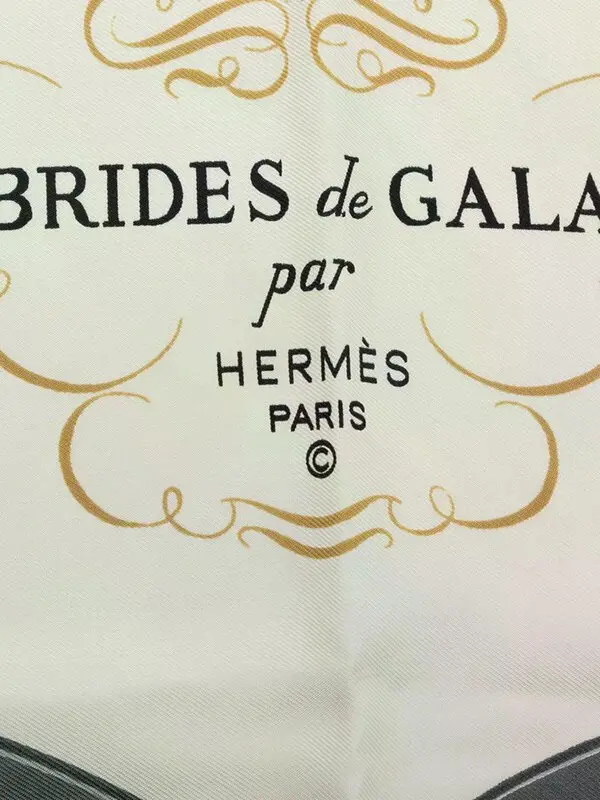 Hermès 2000-2026 Brides De Gala Silk Scarf 90 Scarves