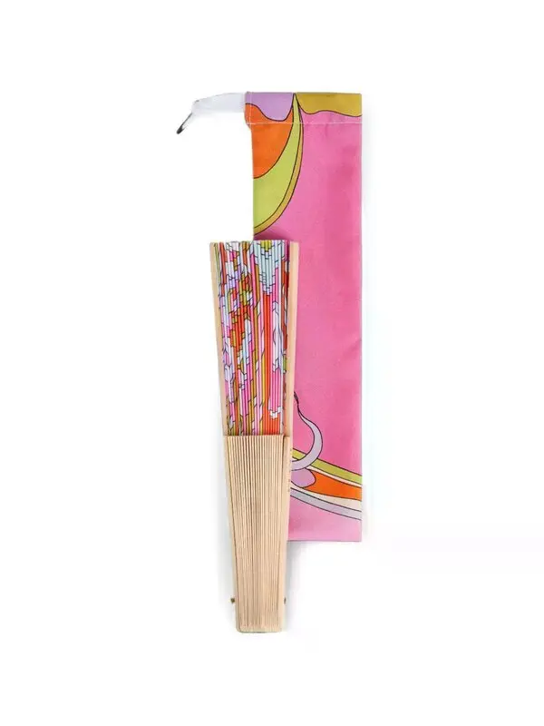 Emilio Pucci Vivara-print Fan