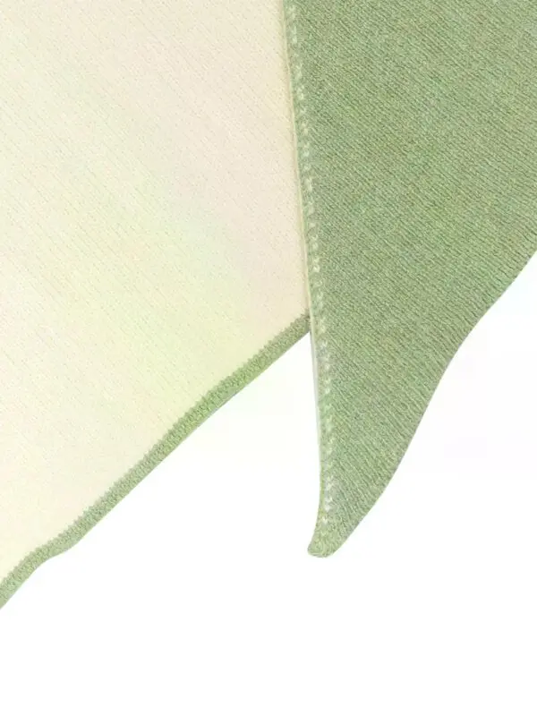 B.B. WALACE Two-tone Knitted Scarf - Green