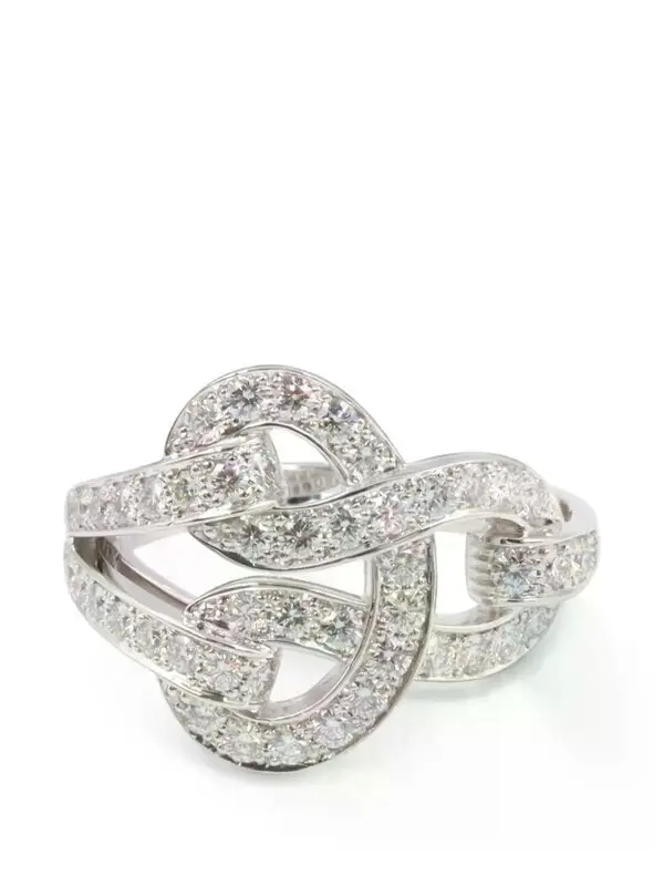 Cartier 2010s Agraff Diamond Ring