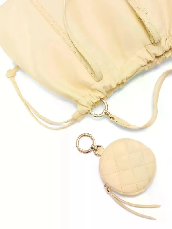 Mz Wallace Small Waverly Drawstring Tote Bag - Yellow